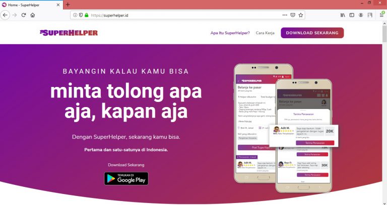 必要なものはすべて「SuperHelper」にあります｜インドネシア通信 | マッチングサイト・コミュニティサイト構築パッケージの決定版「カスタメディア」
